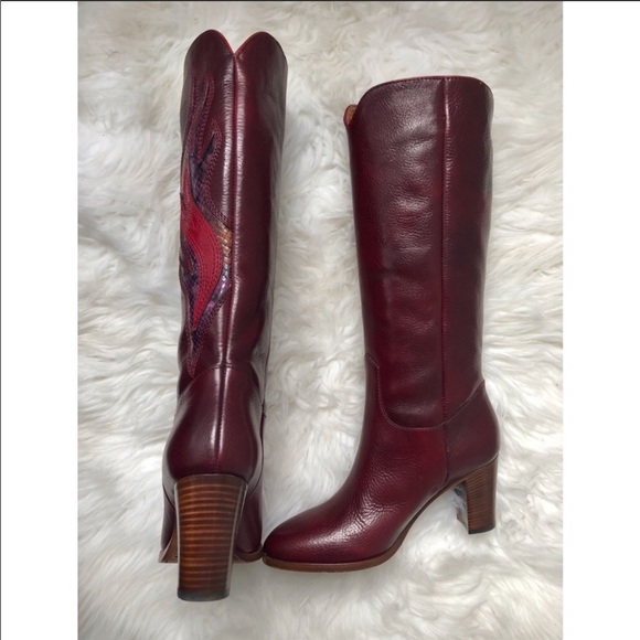 Frye | Shoes | Frye June Snakeprint Flame Cutout Knee High Boots | Poshmark